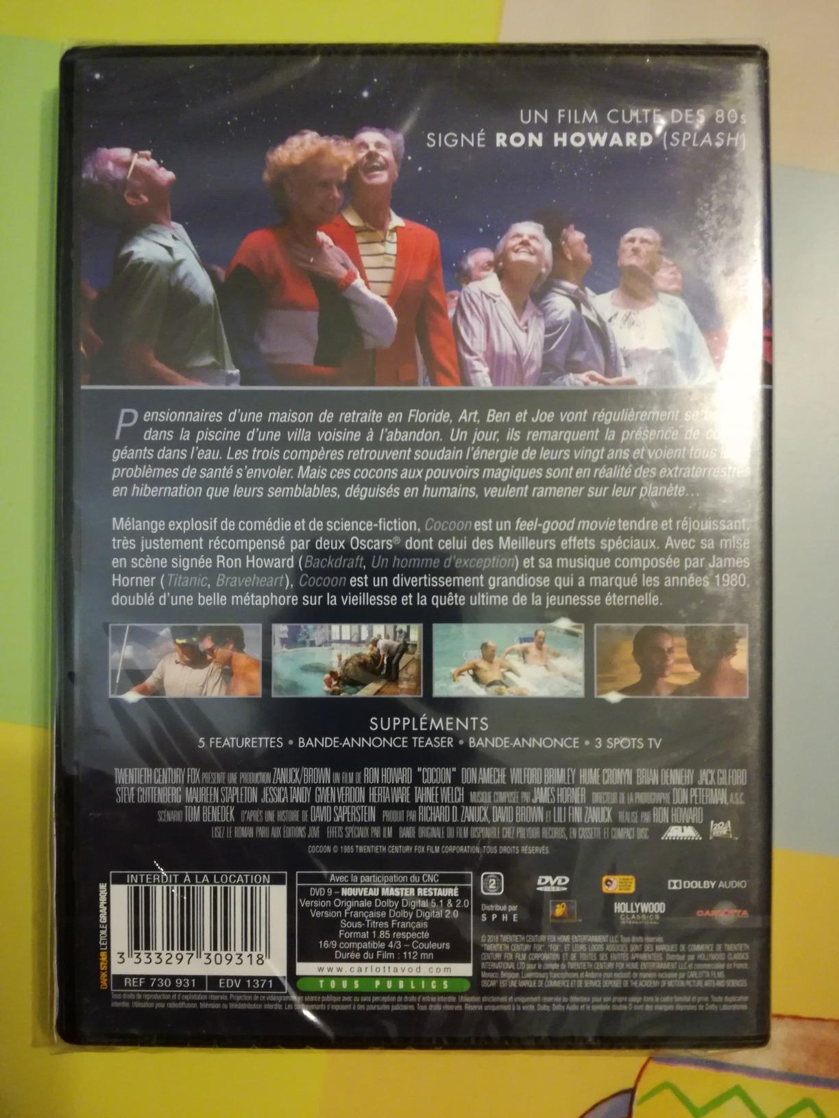 Cocoon [Blu-Ray]: DVD et Blu-ray : Amazon.fr