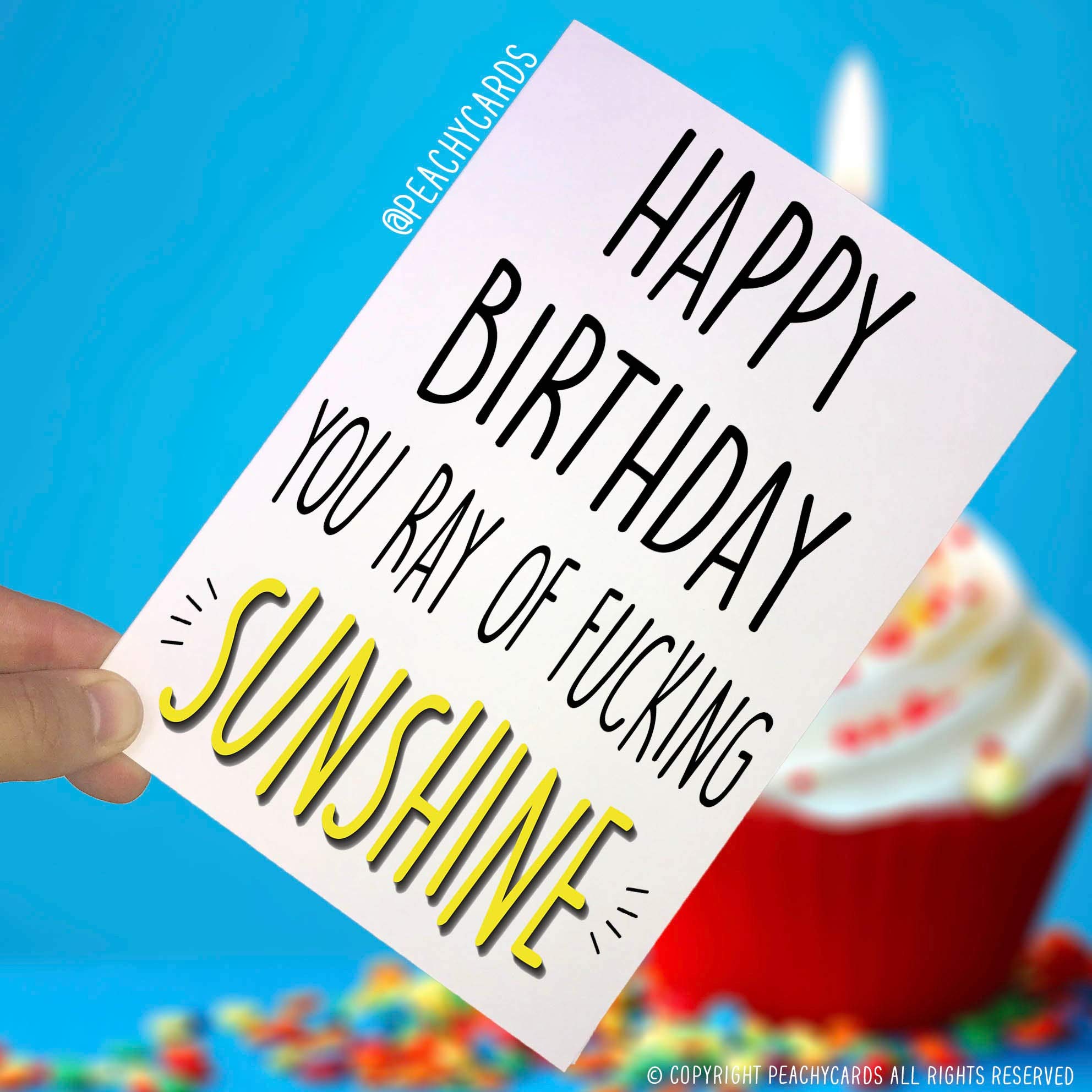 Happy Birthday Sunshine Memes Sunshine Birthday Card