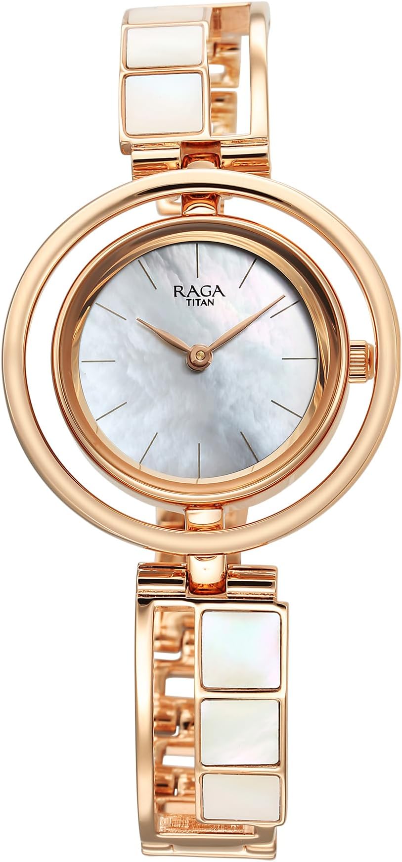 Titan Raga Power Pearls 95232WM01F Quartz Multicolor Round Dial Women's ...