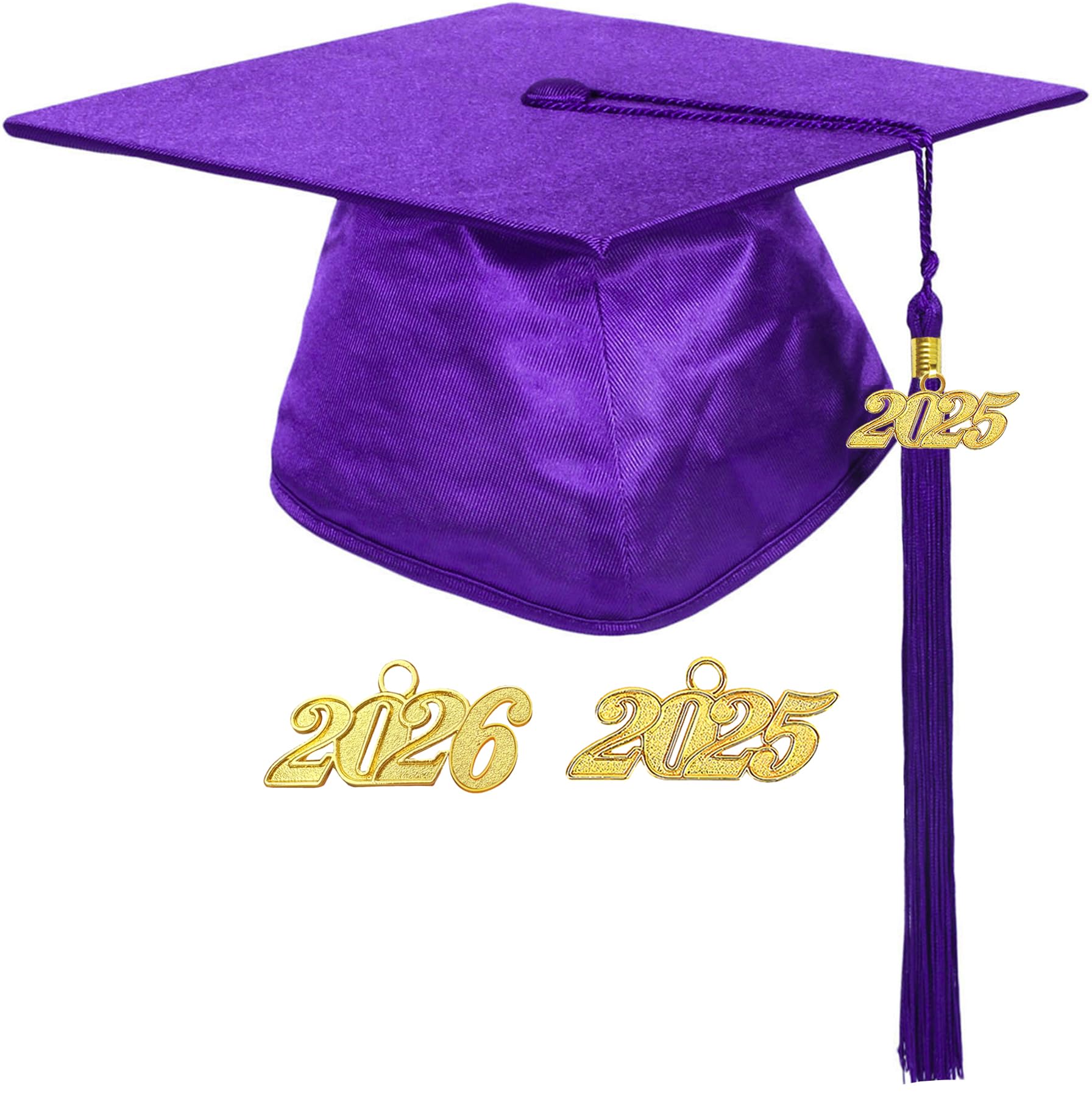Snapklik.com : MyGradDay Unisex Adult Shiny Graduation Cap