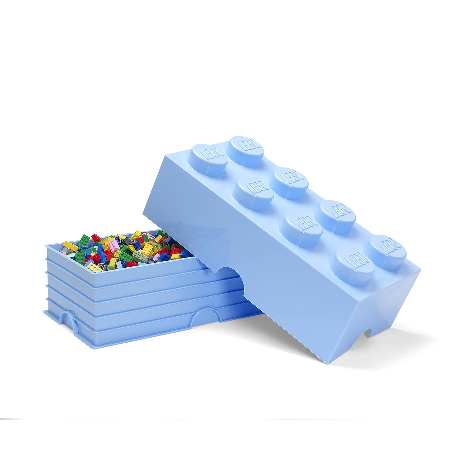 LEGO Royal Blue Storage Box Brick 8 : Amazon.in: Toys & Games