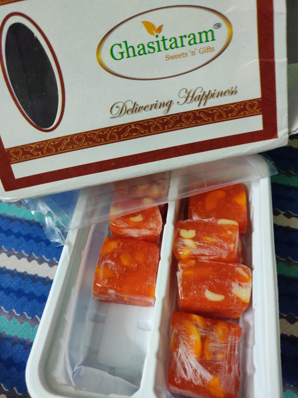 Ghasitaram Gifts Father's Day Sweets -Karachi Halwa (400 g)|Sweets ...