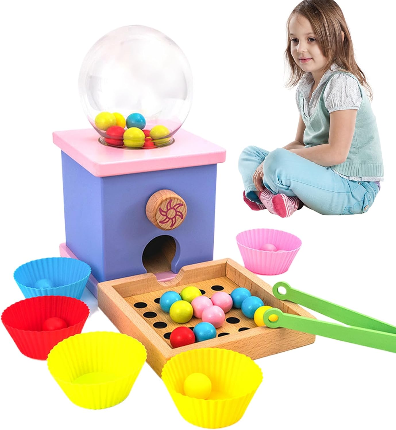 Juego de Tablero de Cuentas - Juguetes Educativos Seguros para ...