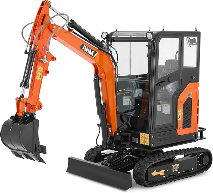 Amazon.com: AHM 2.5 Ton Mini Excavator, Crawler Excavator with 25 HP ...
