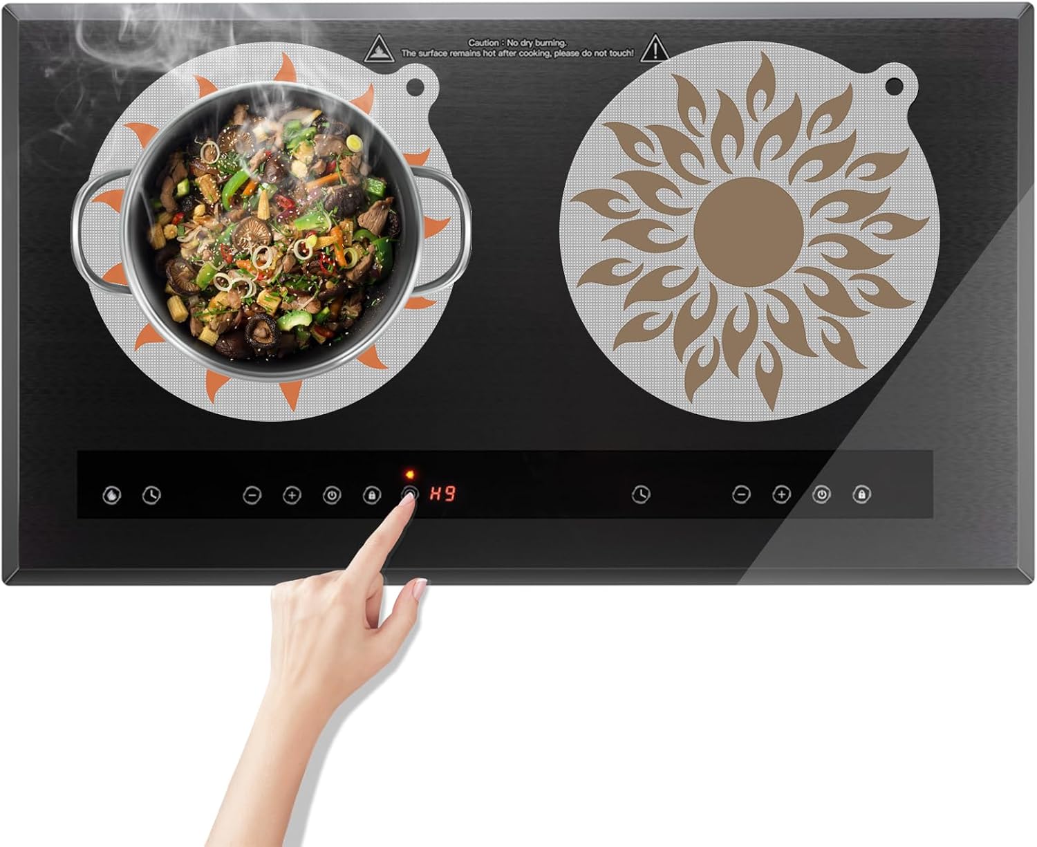 Amazon.com: KR KITCHENRAKU 2 PCS Thermochromic Translucent Induction ...