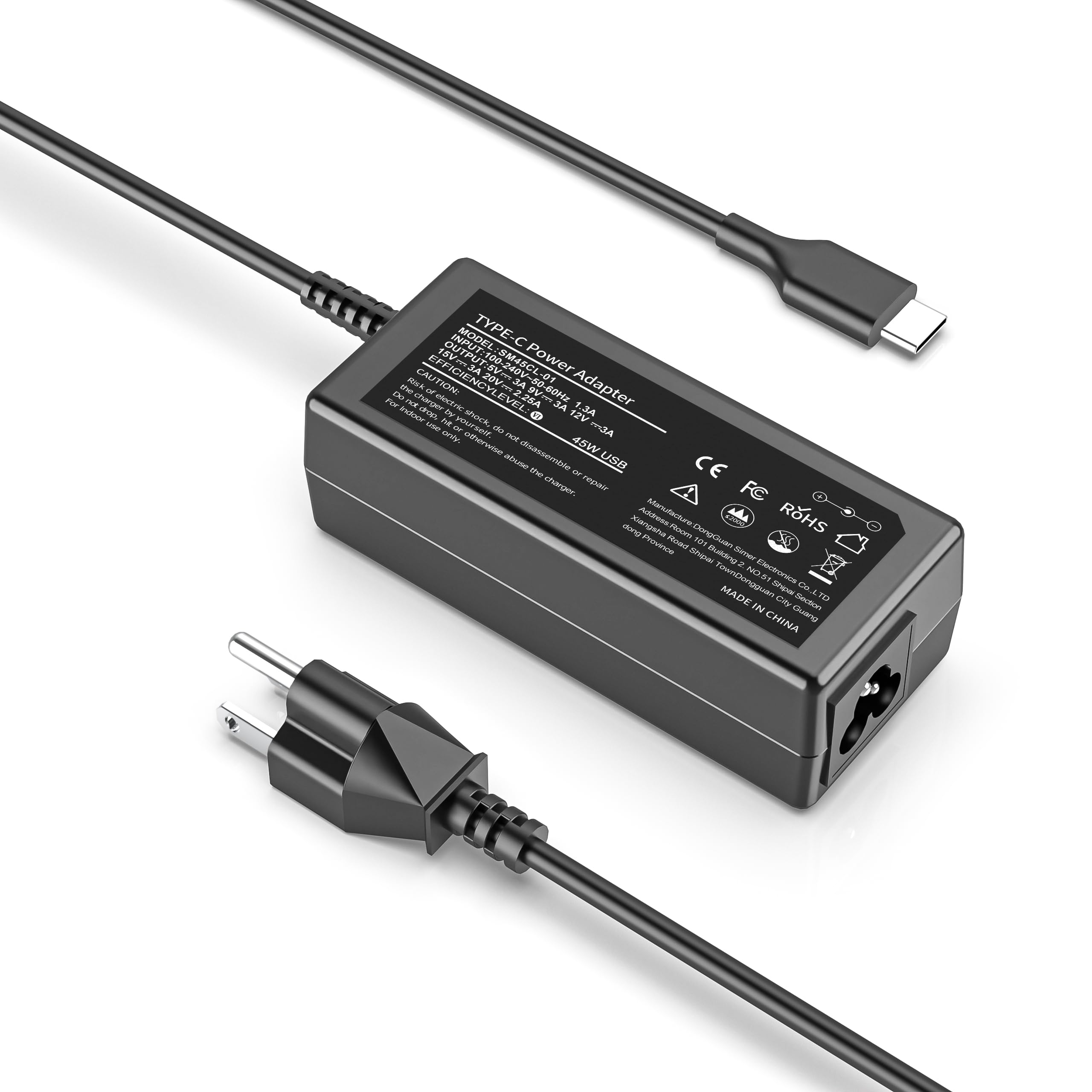 Amazon.com: 45W USB C Chromebook Charger Replacement for Hp Chromebook ...