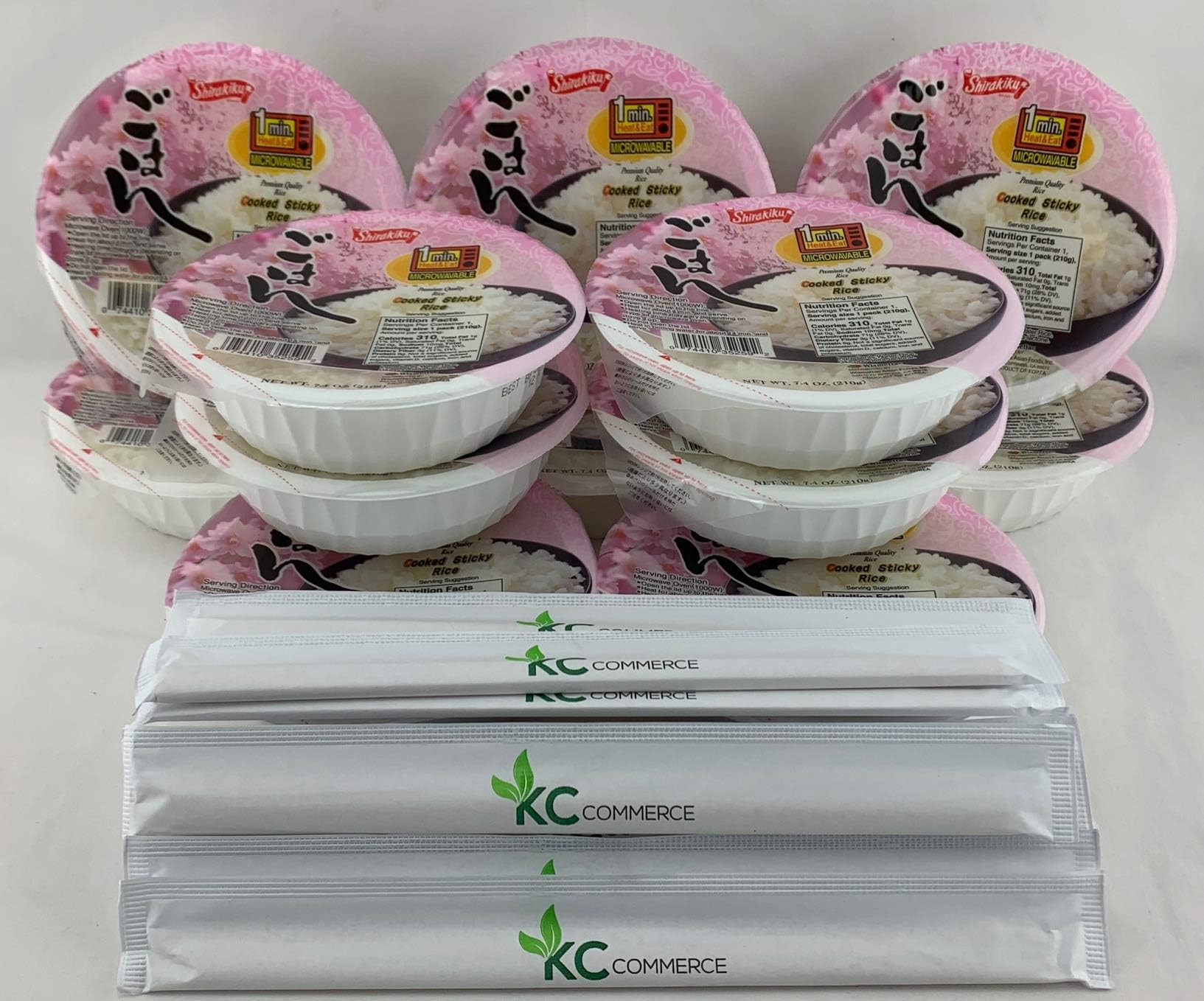 Amazon.com : CJ Cooked Budding Sprouted Brown Rice, 7.4-Ounce(Pack of 6 ...