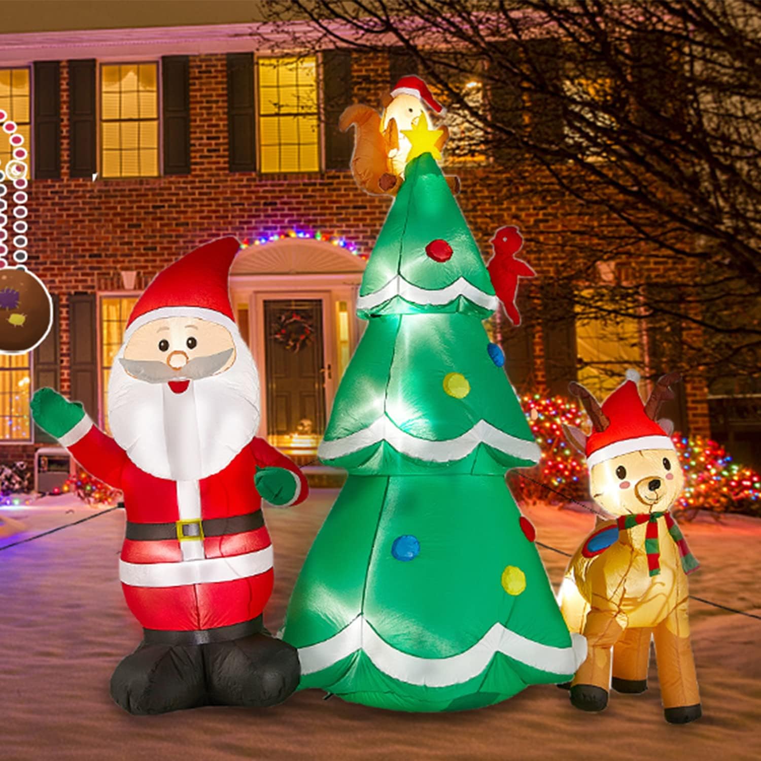 Amazon.com: Inflatable Christmas Tree Decorations, 6 FT Christmas Tree ...