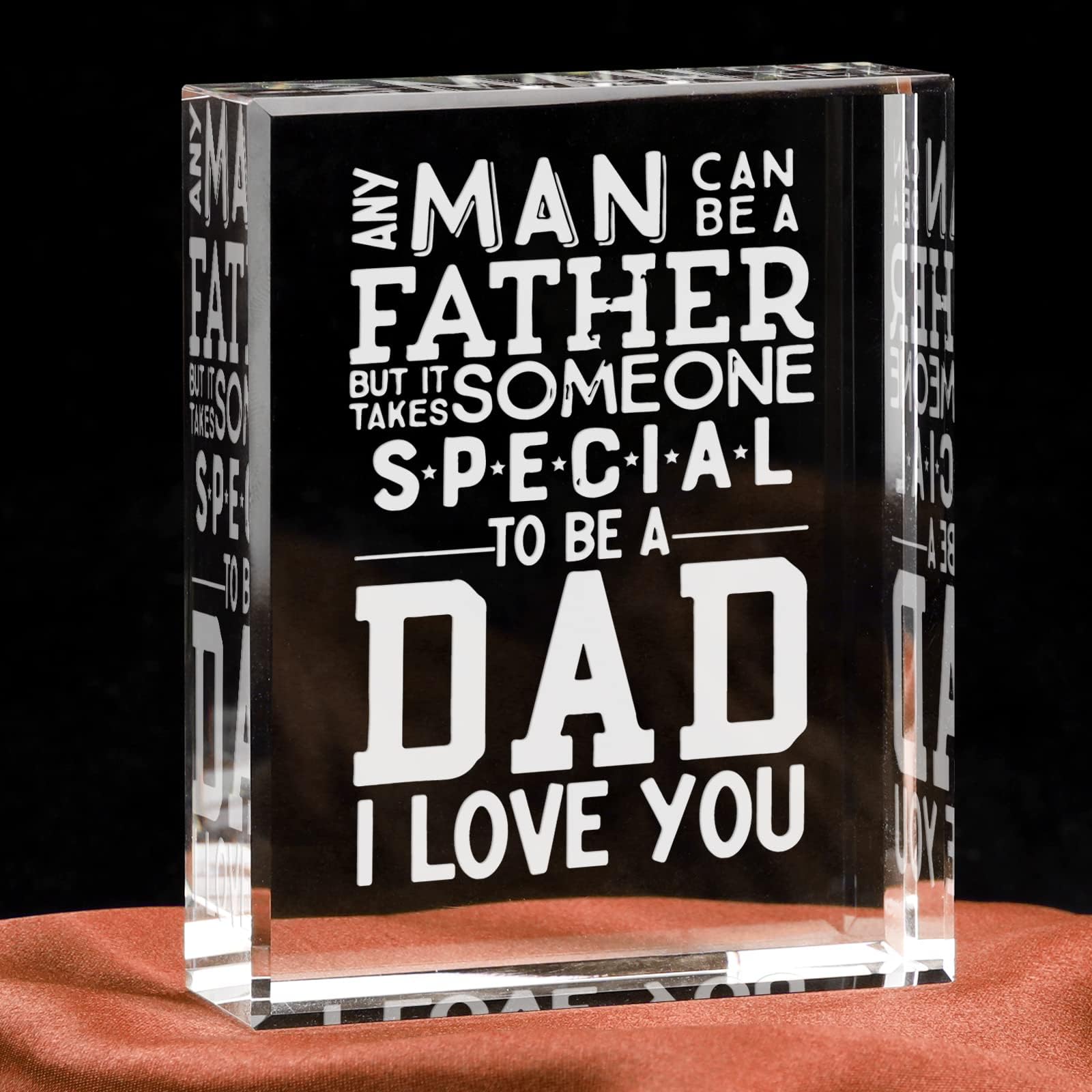 Amazon.com: ZHSHWAT Fathers Day Birthday Gifts for Dad,to My Dad Heart ...