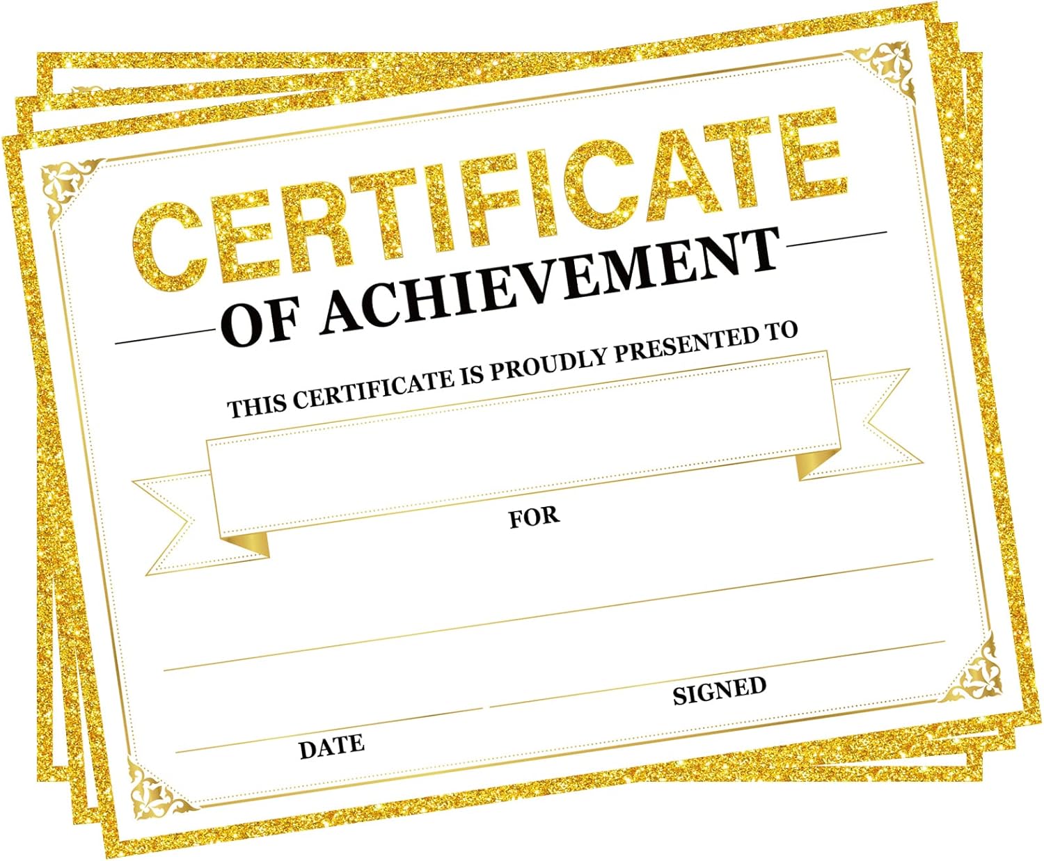 30 Pieces Certificate of Achievement Student Awards Certificates Paper ...