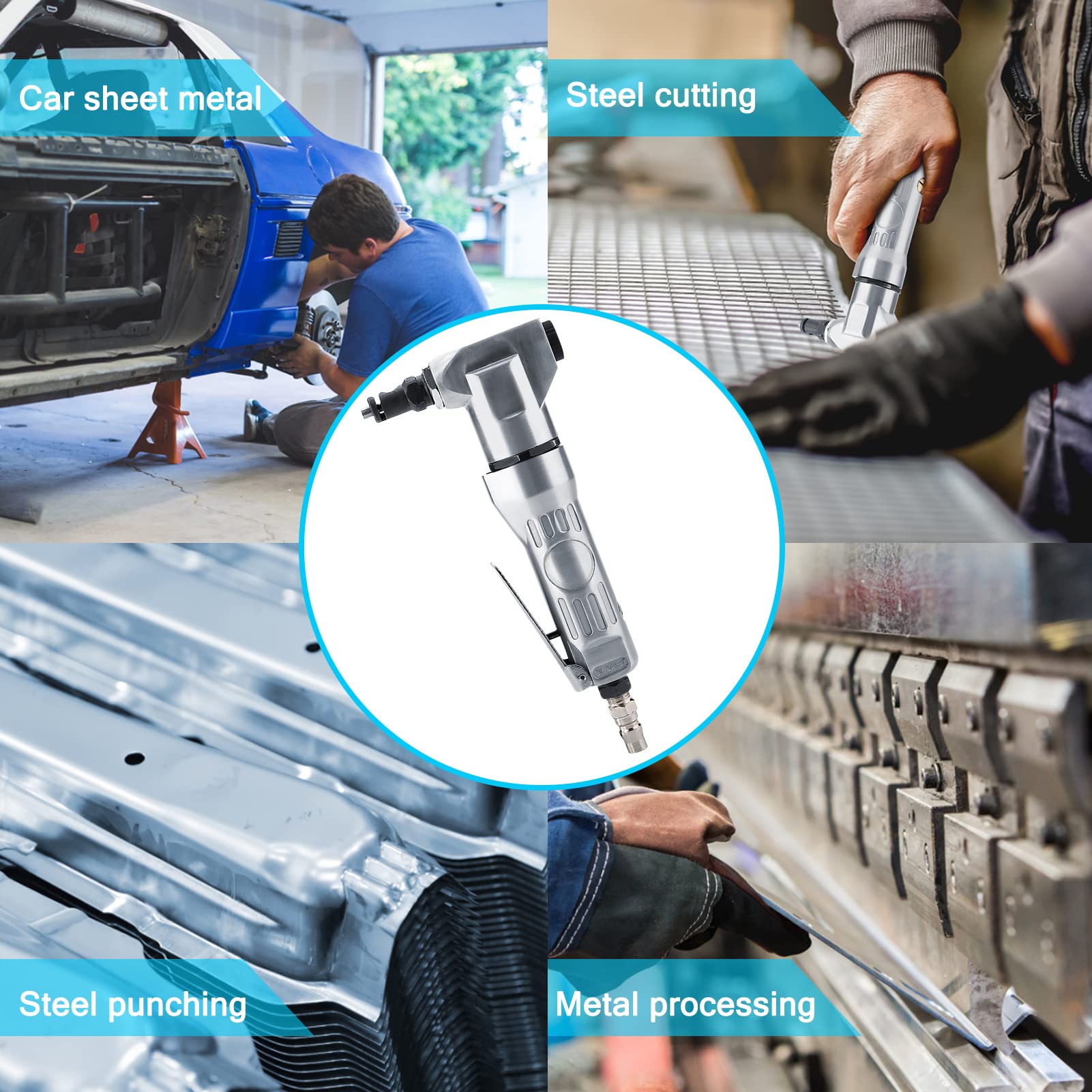 Slate Cutter Handheld Air Pneumatic Metal Shear Cutter Scissor Blade ...