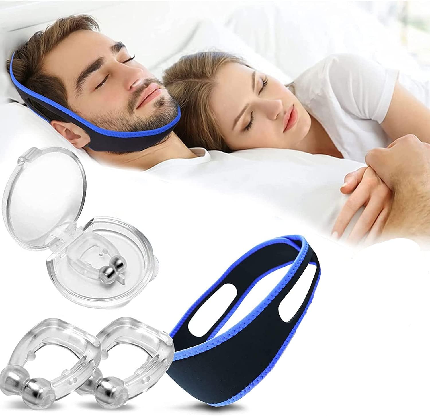 Pacify 3 Pack Chin Strap for Sleeping, Anti Snoring Devices with ...