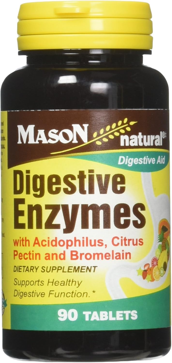 Amazon.com: Digestive ENZYMES TABS MASON 90 : Health & Household