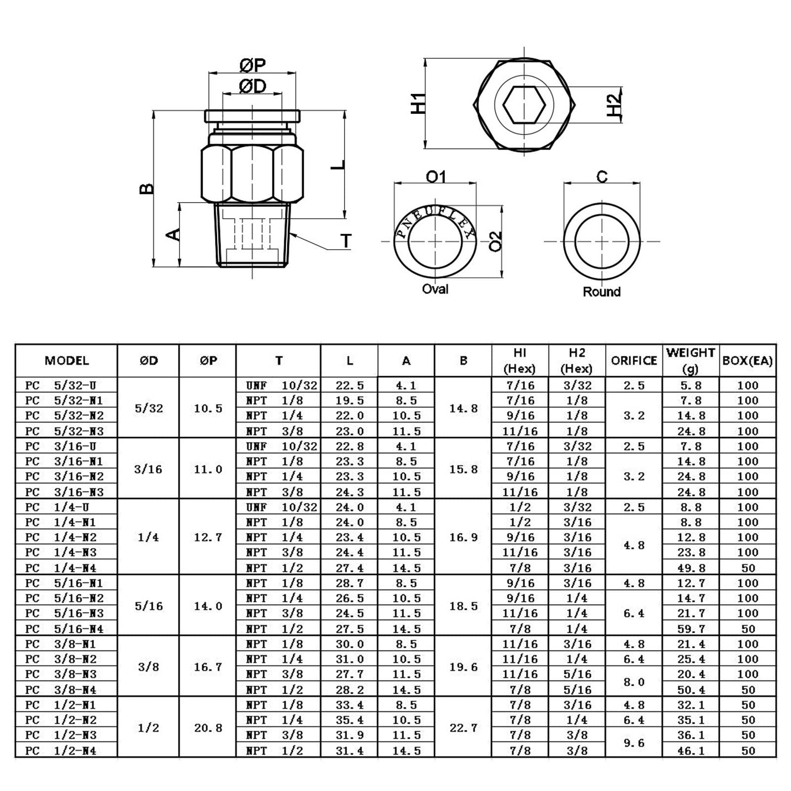 3 8 NPT Push To Connect Fittings 1 4 OD Tube Fittings CEKER PC 1 4 3 8 NPT Push To Connect Fittings 1 4 OD Tube Fittings CEKER PC 1 4