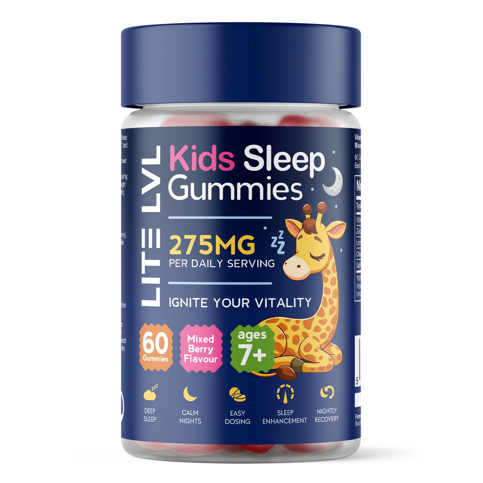 Natural Sleep Support Gummies for Kids - LITELVL Formula for Restful ...