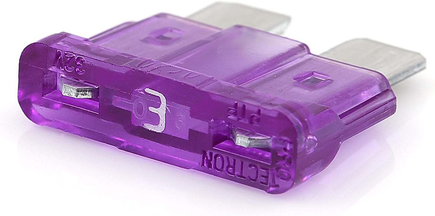 Protectron Electro Midi Blade Fuse-3 Ampere (Pack of 100 Fuses ...