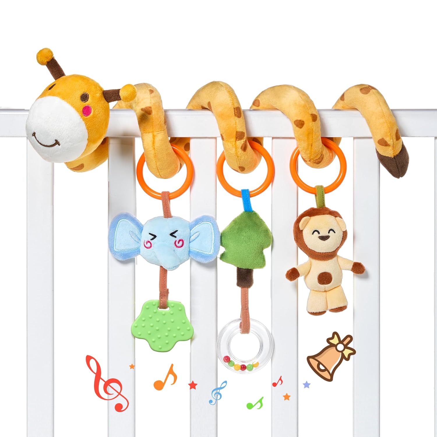 Amazon.com: TUMAMA KIDS Spiral Car Seat & Stroller Activity Toy ...