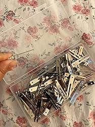 Amazon.com : 60Pcs Double Prong Pin Curl Clips, Gingbiss 1.8" Duck ...