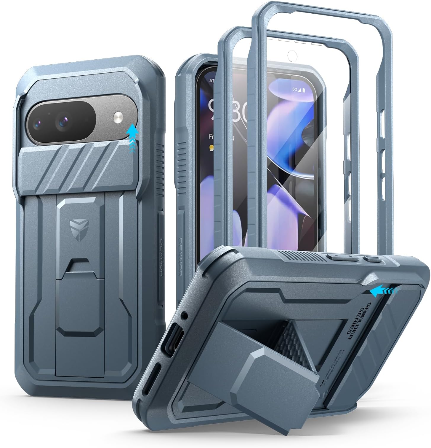 Amazon.com: Dexnor for Google Pixel 9 Case with Slide Camera Cover ...