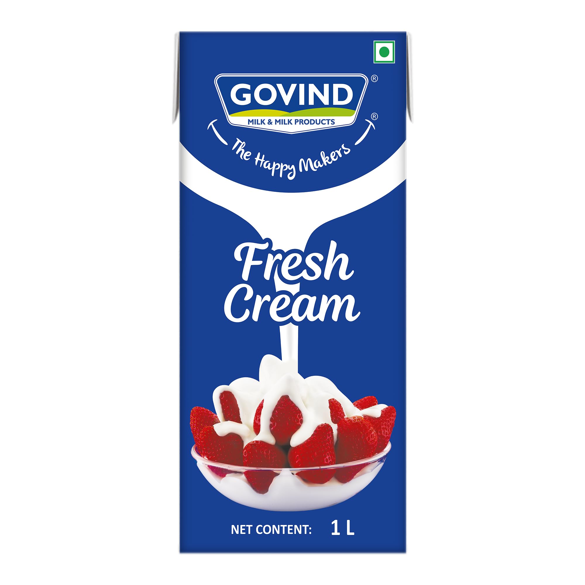 Govind UHT Fresh Cream Pure, Nutritious & Low-Fat, Perfect for Multiple ...