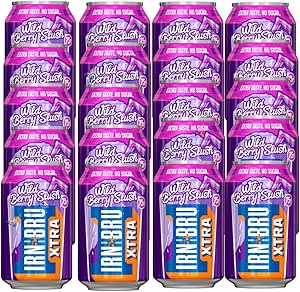 VSTAR Irnn Bru Xtra Raspberry Ripple & Wild Berry Slush No Sugar & Low ...