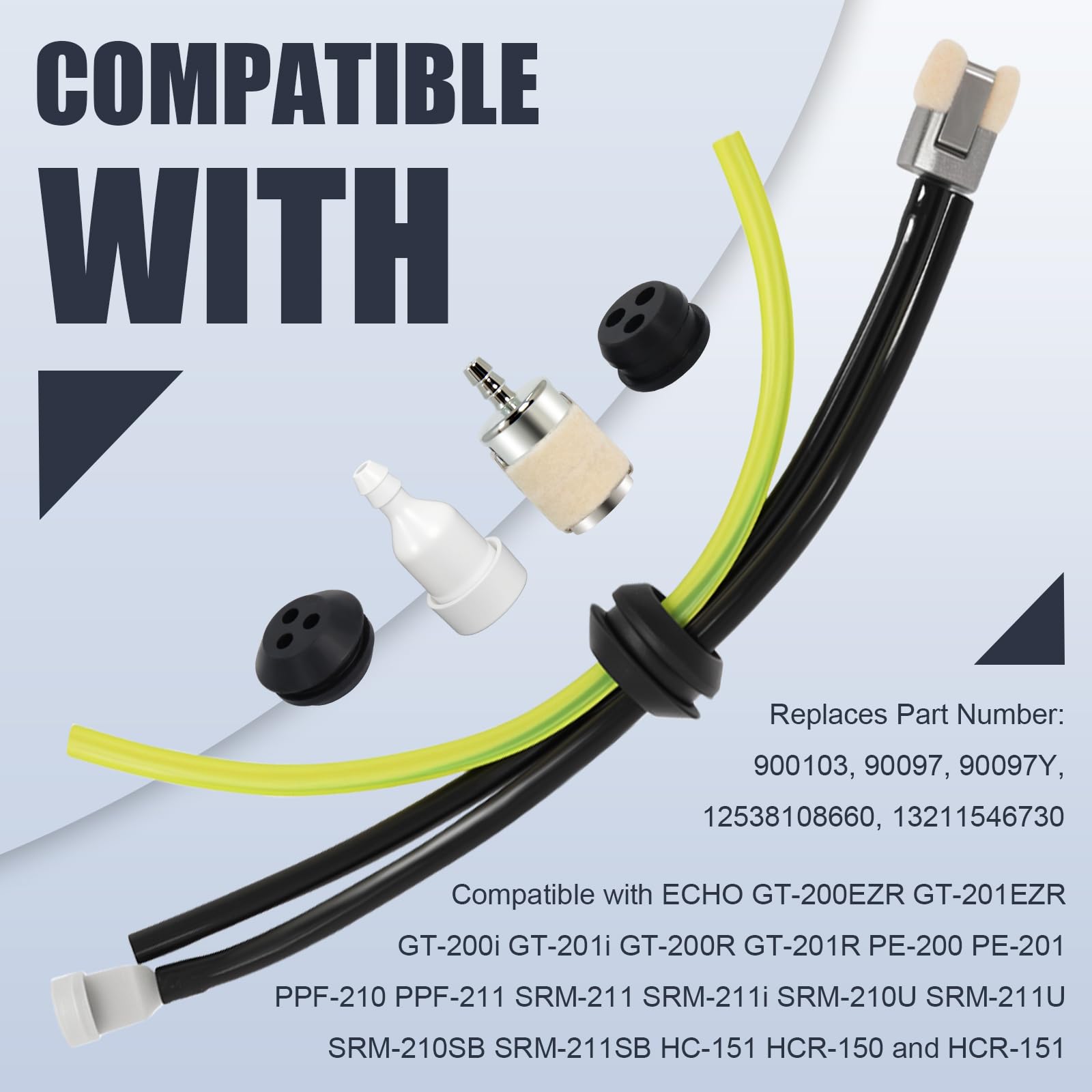 Snapklik.com : SRM210 RePower Kit Fuel Line For Echo Trimmer ...