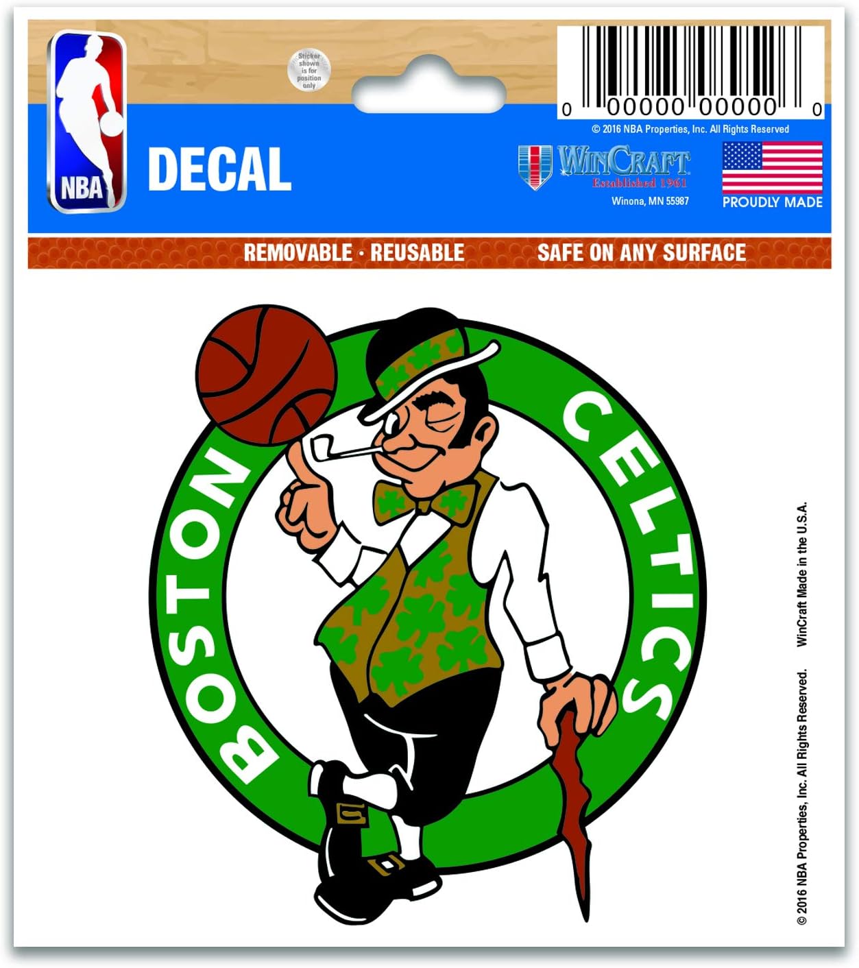 Amazon.com: NBA Boston Celtics Multi-Use Decal 3" x 4" : Sports & Outdoors
