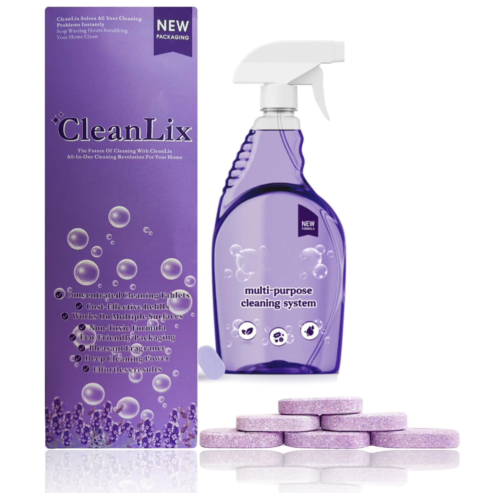 Amazon.com: Cleanlix Cleaner Spray, Multi-Purpose Cleaning System with ...