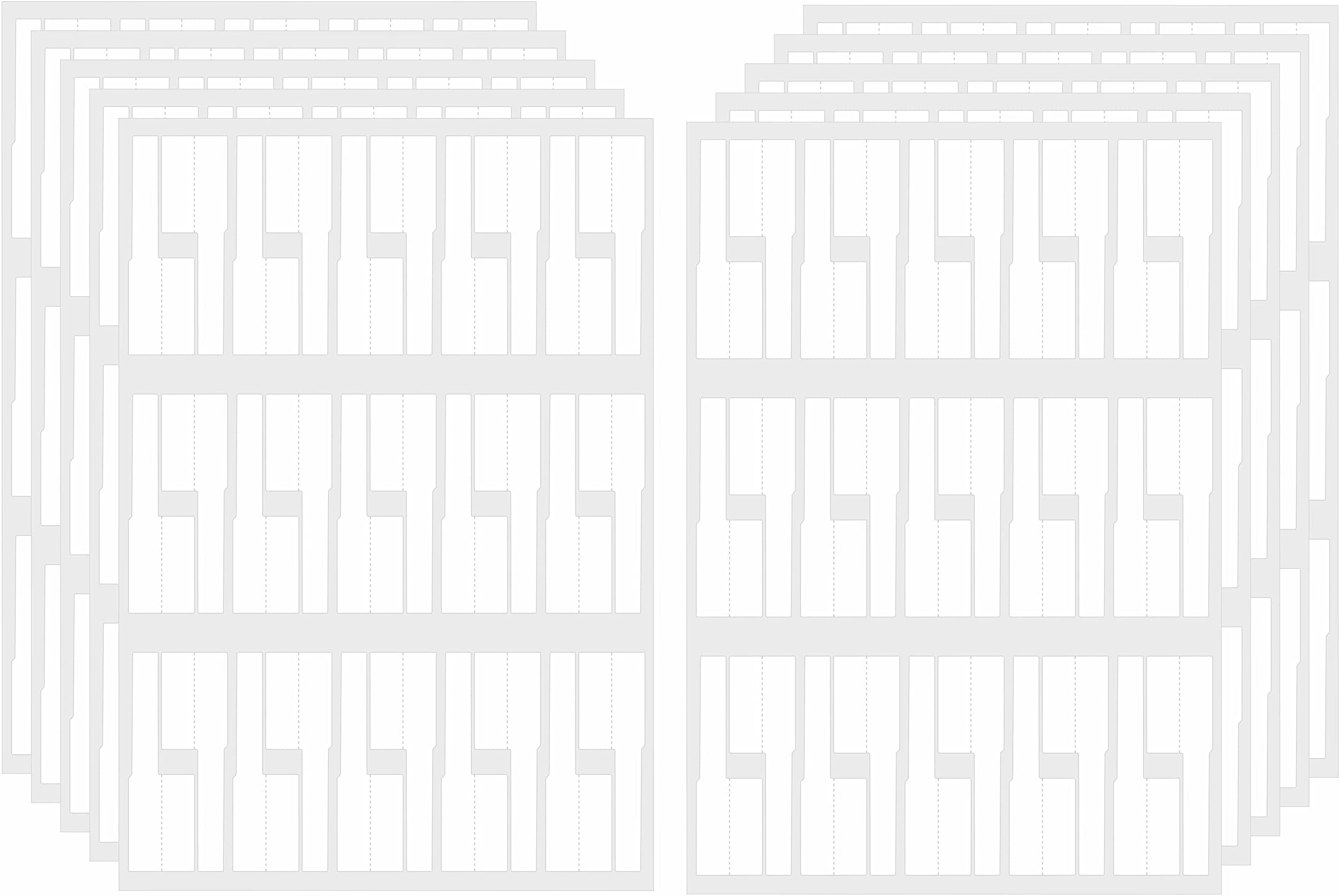 Amazon.com : Hybsk 300 PCS Cable Labels Waterproof Wire Tags Write on ...