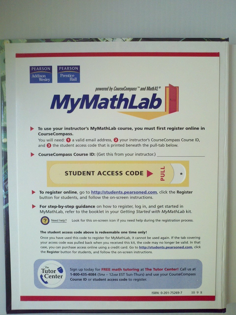 MyMathLab/MyStatLab Student Access Card: Deveaux: 9780201752694: Amazon ...