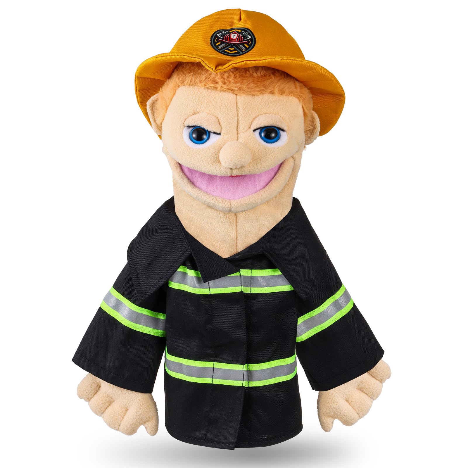 Amazon.com: Role Play Hand Puppets Hand Plush Chef Doctor Fireman ...