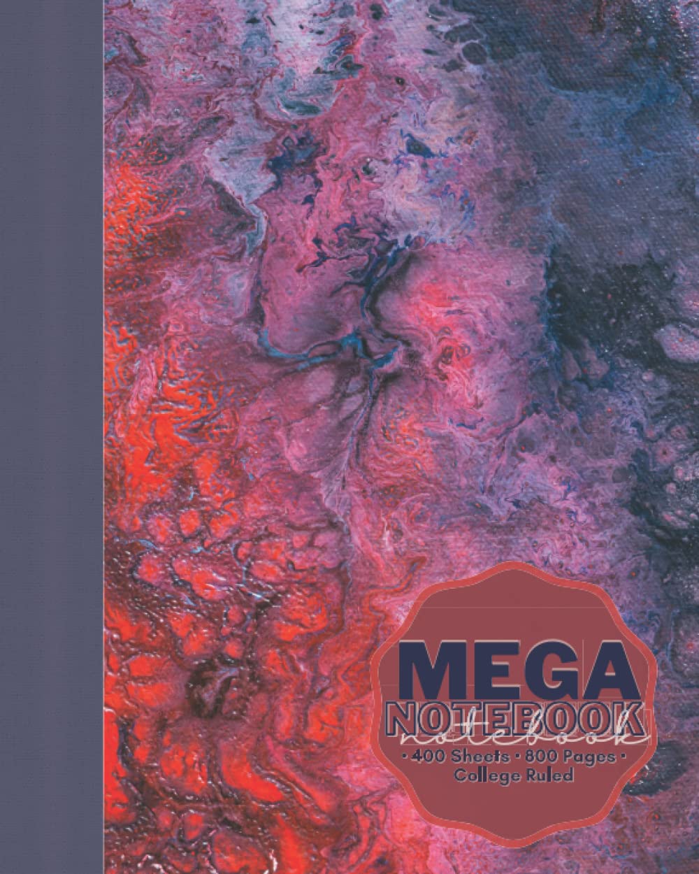 8x10 Mega Notebook 800 Pgs 400 Sheets: College-Ruled Jumbo-Sized 800 ...