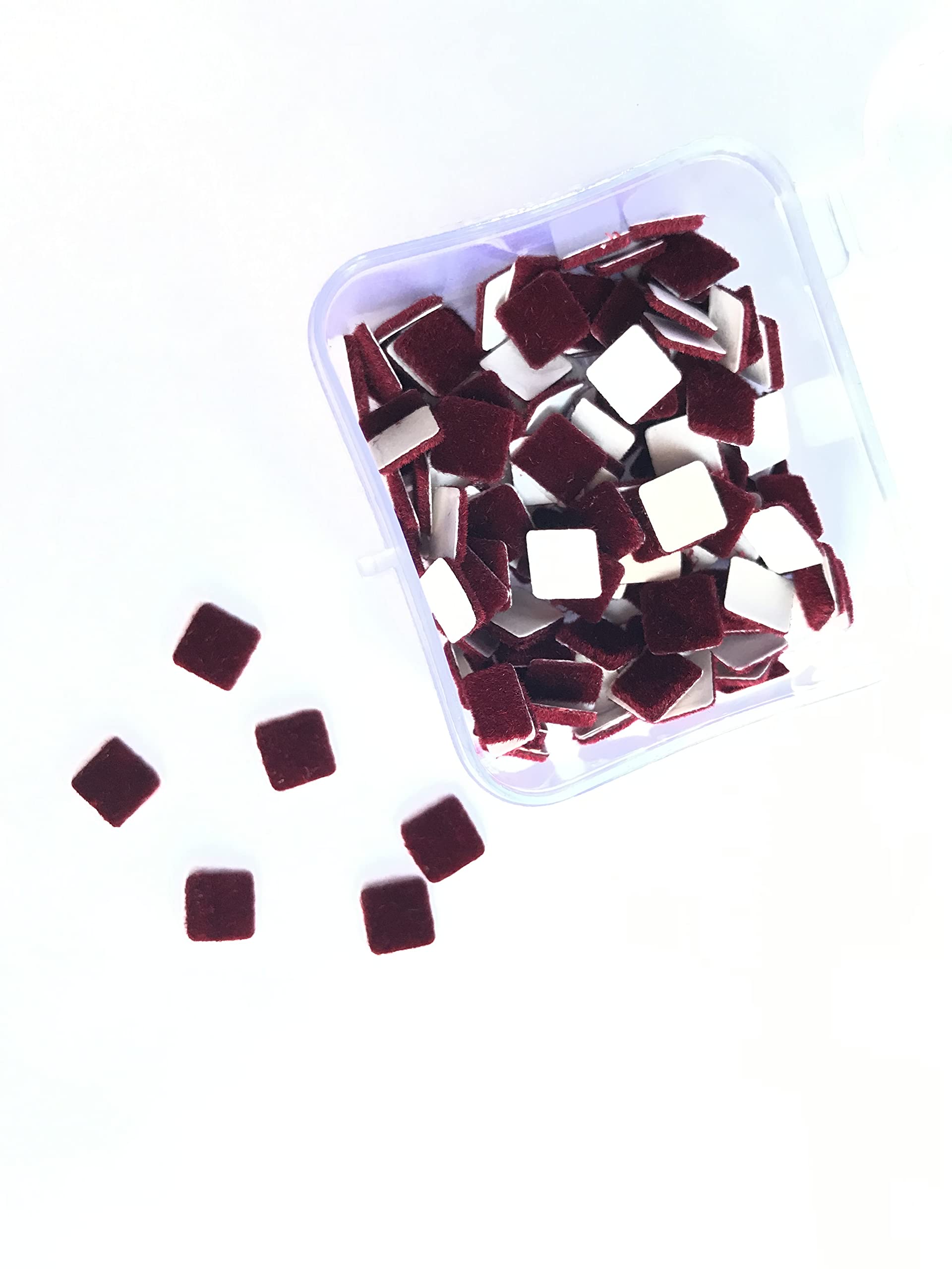 Kalpana Bindi Maroon Square shape sticker bindi for Girls & Women Size ...