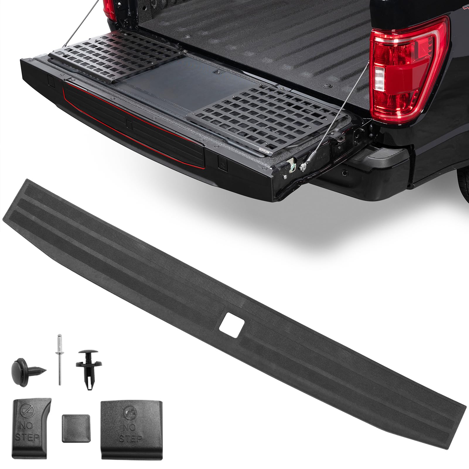 Amazon.com: Jaronx Compatible with Ford F150 Tailgate Step Trim Cover ...