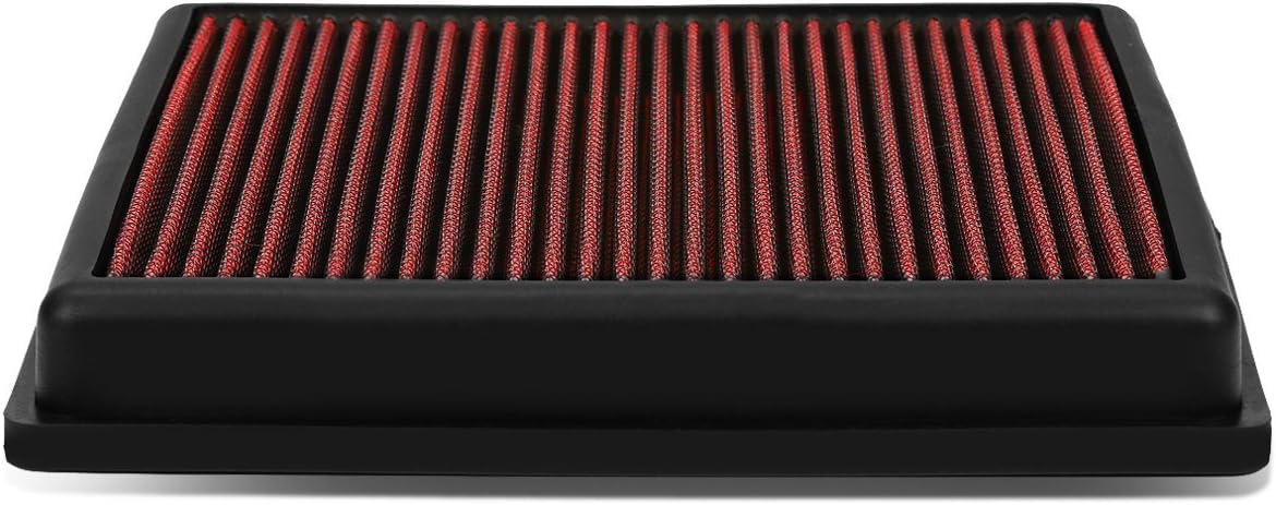 Amazon.com: DNA Motoring AFPN-003-RD Washable Drop In Panel Air Filter ...