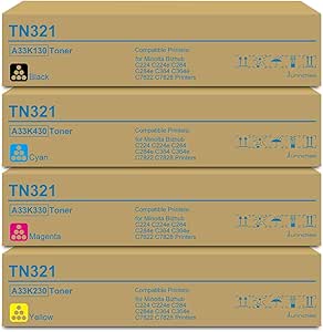 Amazon.com: Junnchee TN-321 TN321 Toner Cartridge Replacement for ...