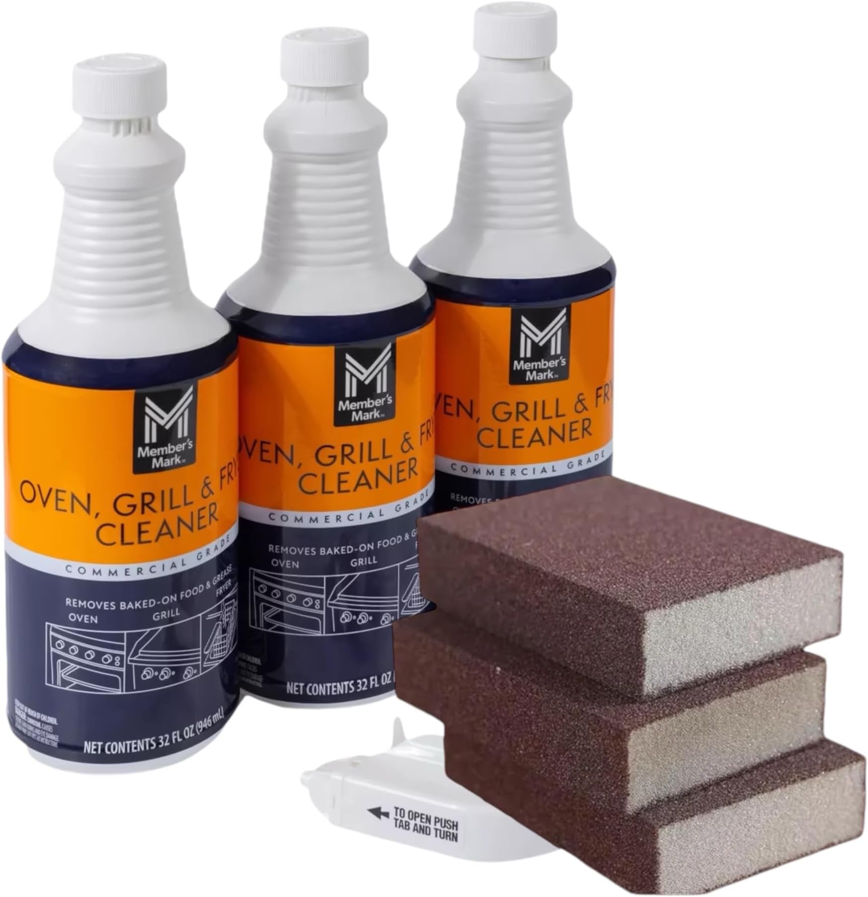 Amazon.com : Member's Mark Commercial Oven, Grill and Fryer Cleaner, 32 ...