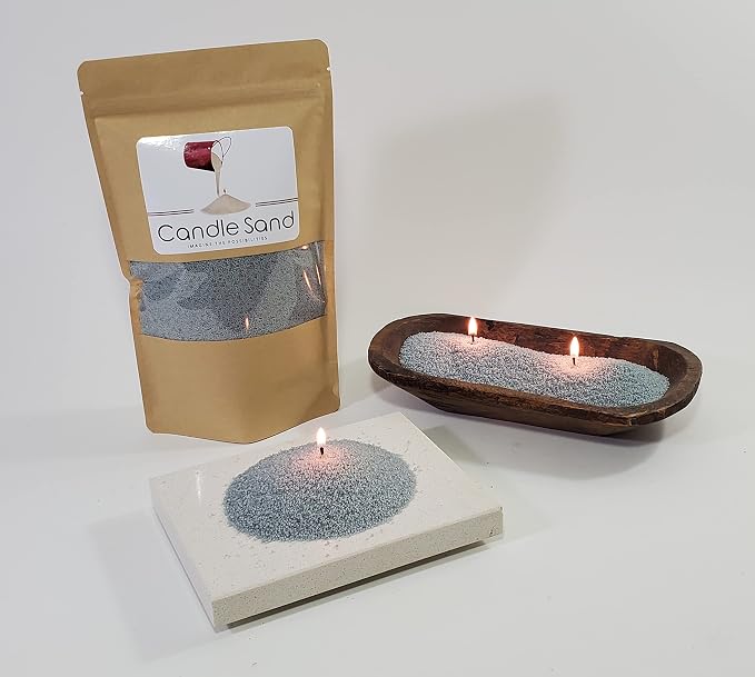 Amazon.com: Pearled Candle Sand - Frost - Sand Candle, Unique Gist Idea ...