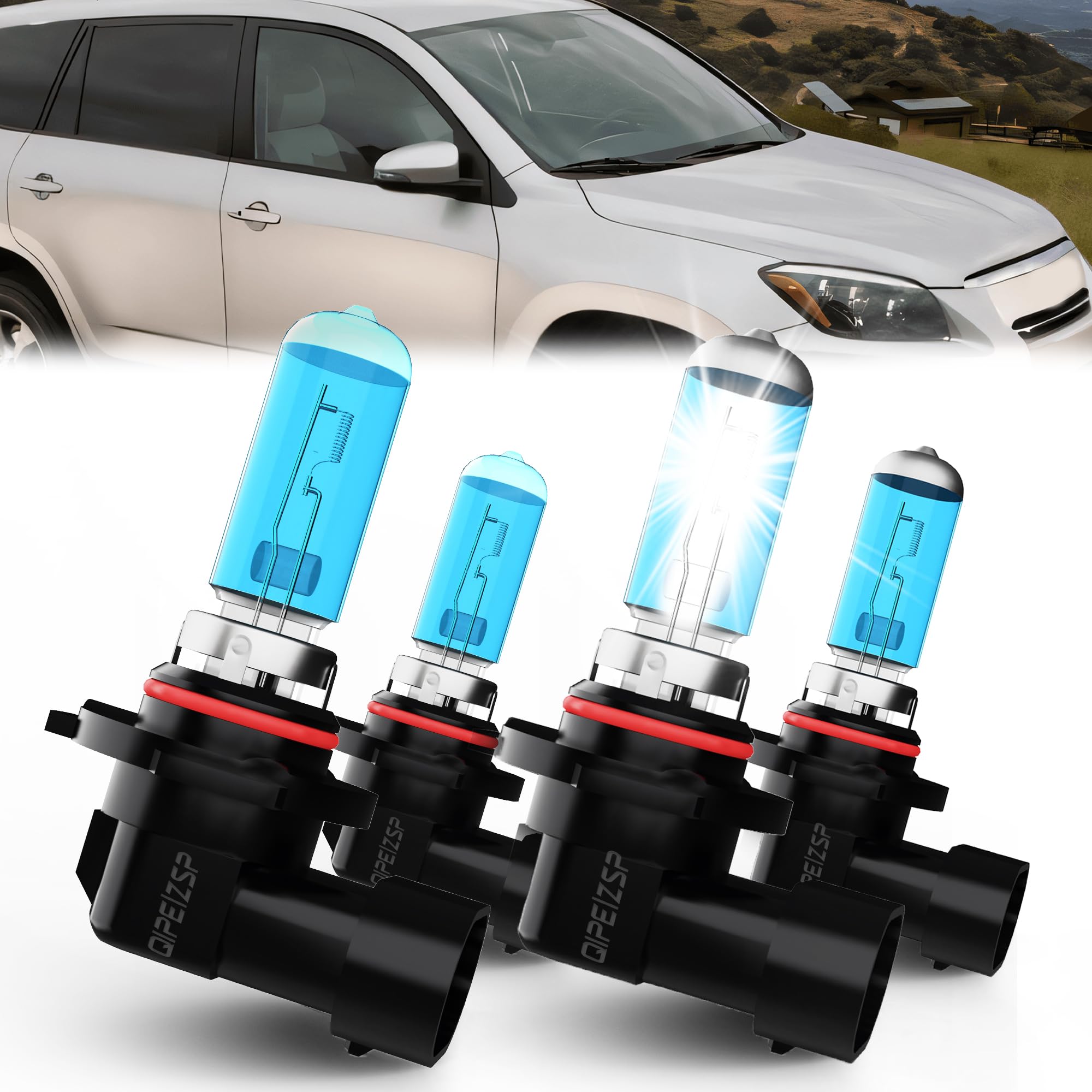 Amazon.com: QIPEIZSP headlight Bulbs compatible with Toyota RAV4 (2006 ...