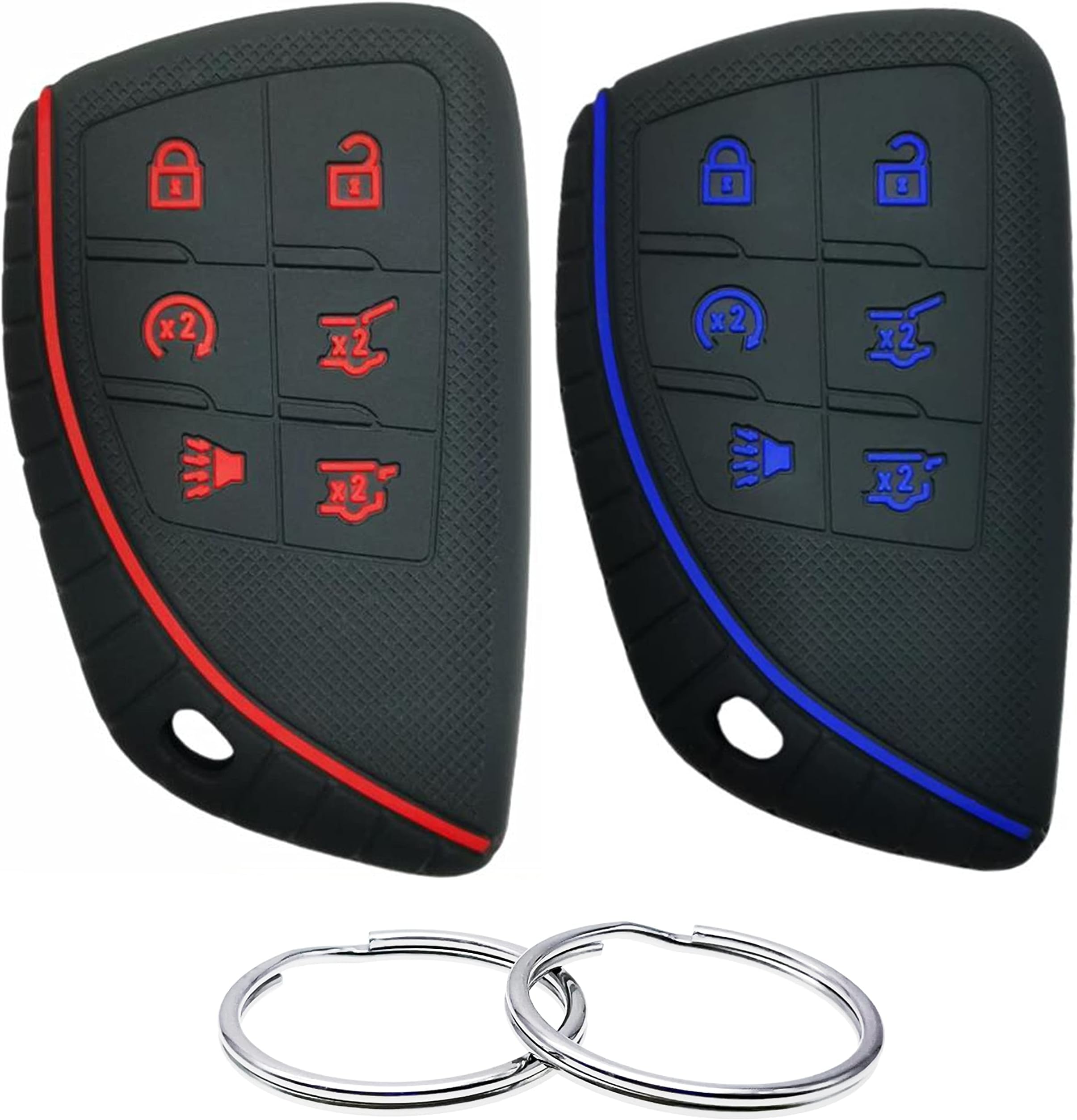 Amazon.com: RPKEY Silicone Keyless Entry Remote Control Key Fob Cover ...