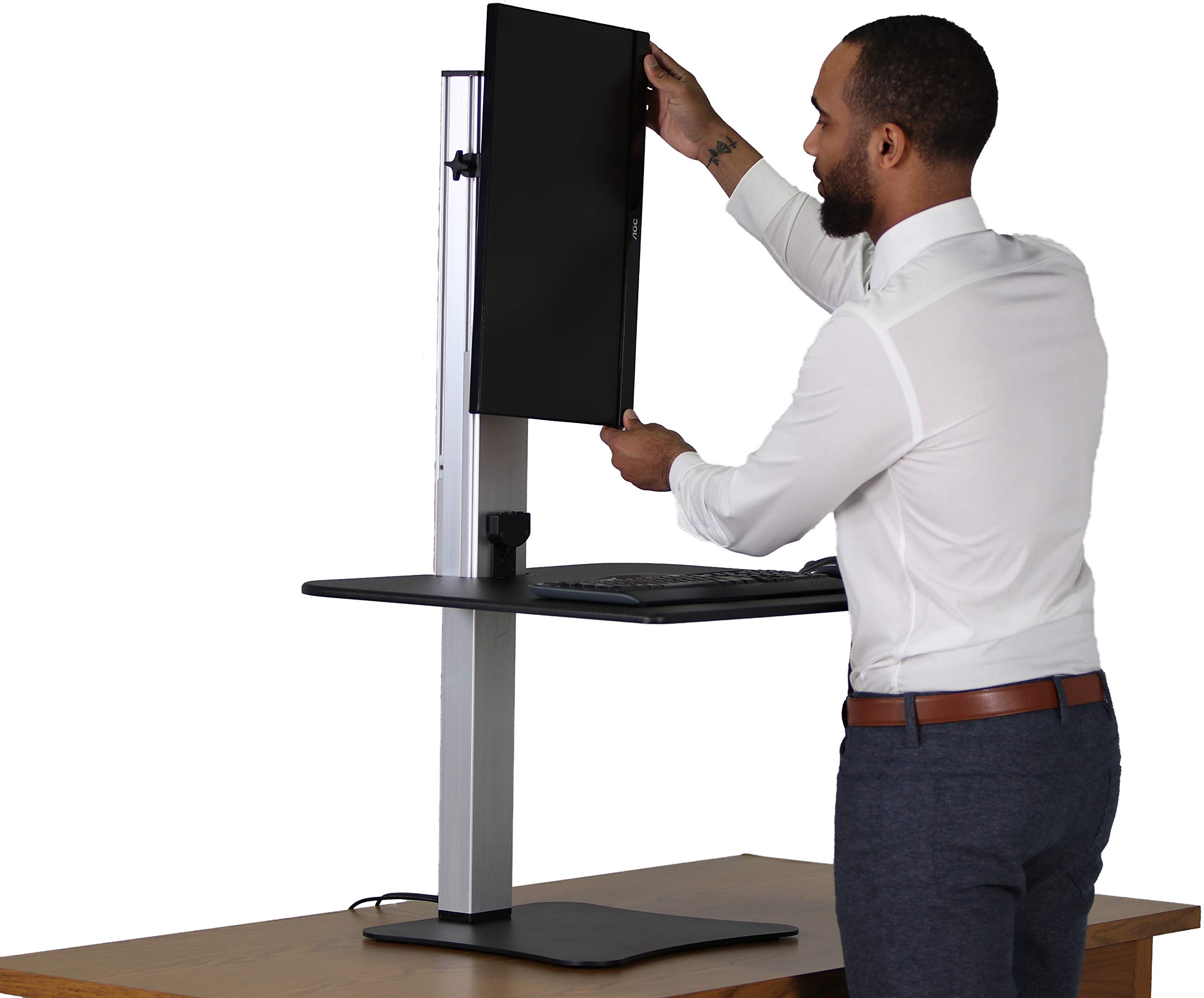 VICTOR DC400 Electric Standing Desk,28"W- Buy Online in India at ...