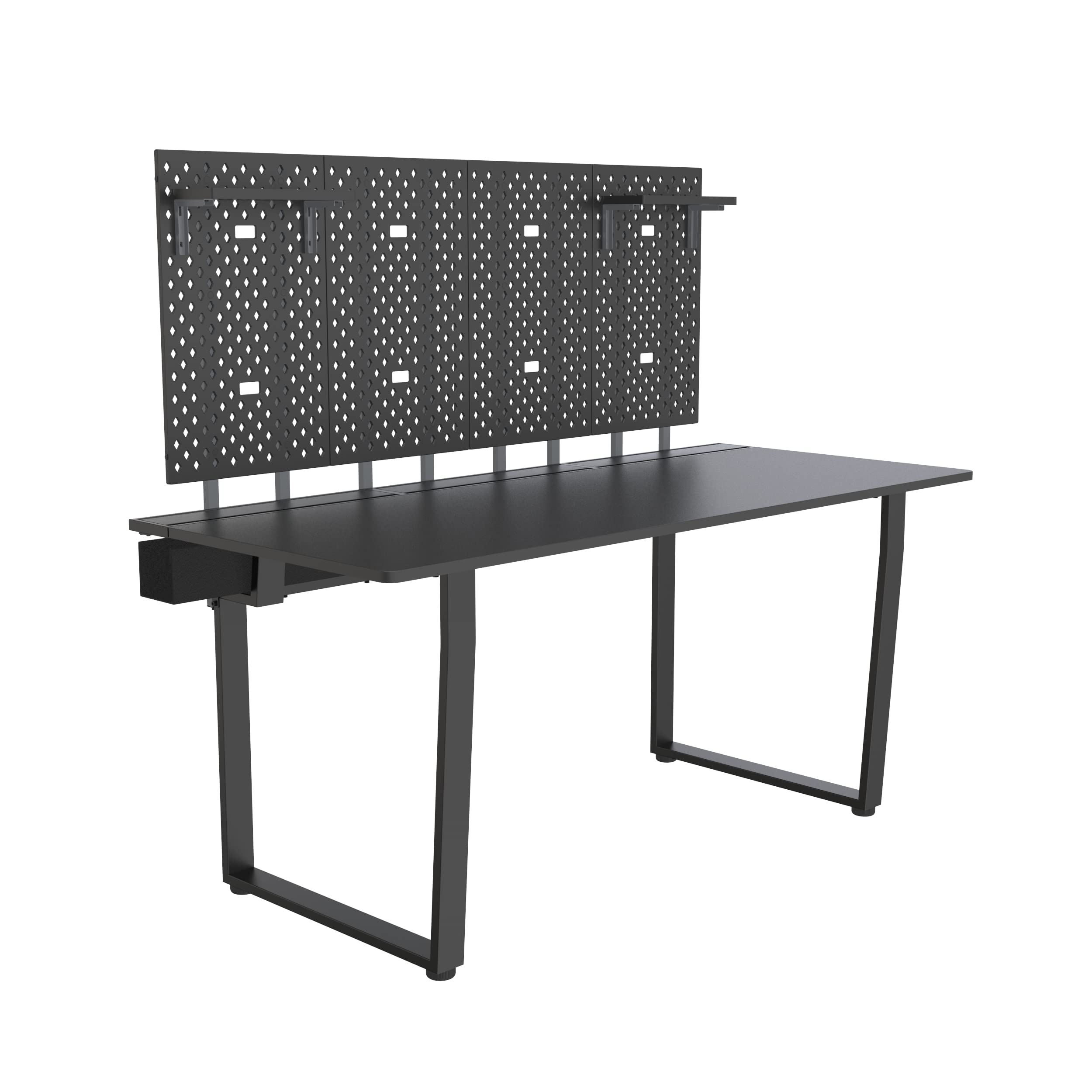 Buy DEZCTOP Bifrost 160 63W x 28D Gaming PC Computer Desk with Shelves ...