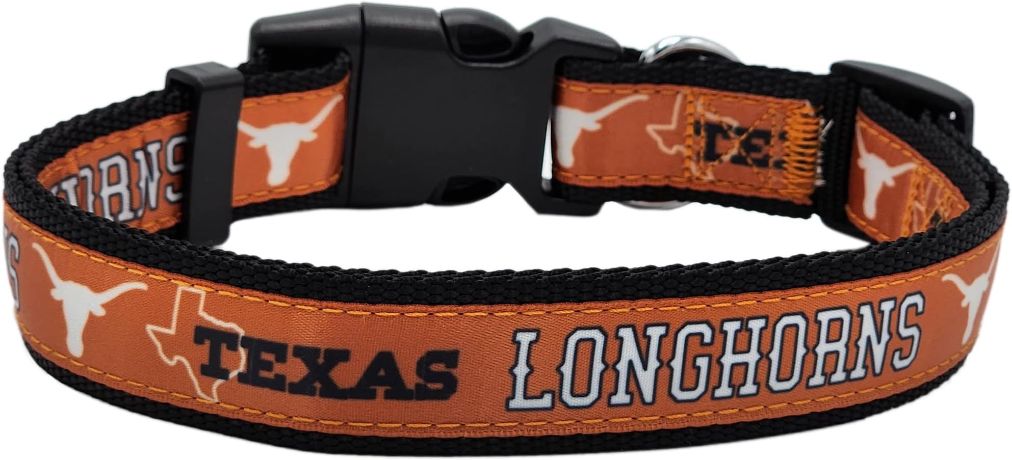 Amazon.com : NCAA PET Collar Texas Longhorns Dog Collar, Large ...