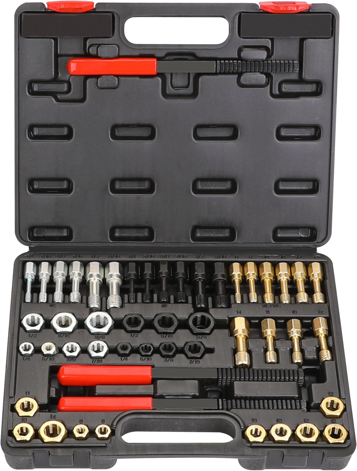Amazon.com: Hromee 49-Piece Thread Chaser Set, UNC UNF & Metric Thread ...