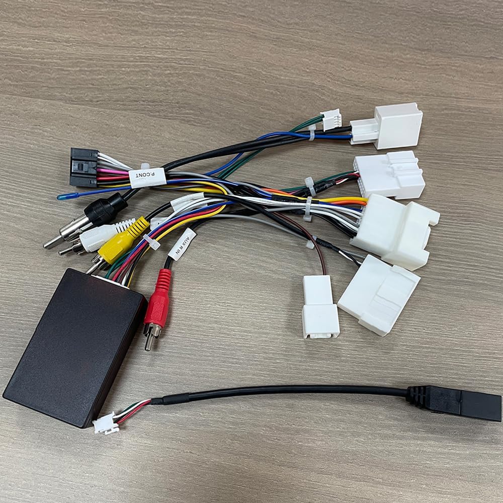 Amazon.com: Yongjiangxia 6 Pin High Level Input Plug Wire Harness for ...