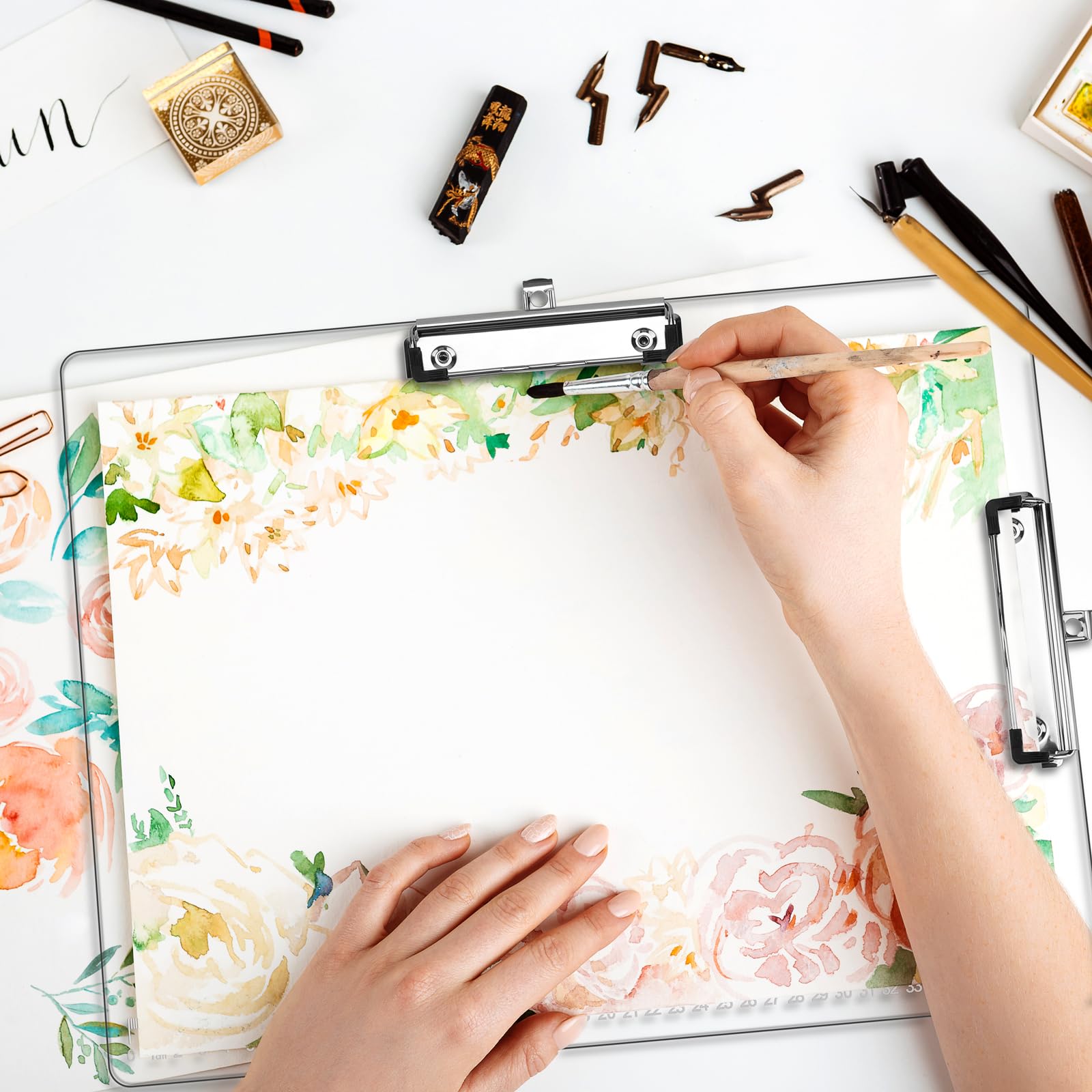 Drawing Board Extra Large Clipboard 11x17 Inches - Blue Plastic For Art ...