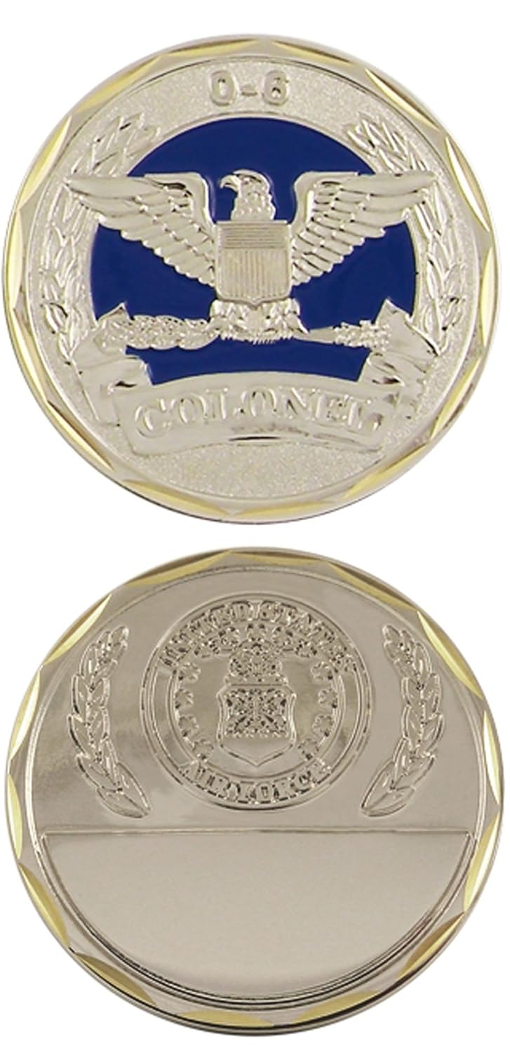 U.S. Air Force Colonel 0-6 Challenge Coin by Eagle Crest at Amazon's ...