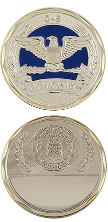 U.S. Air Force Colonel 0-6 Challenge Coin by Eagle Crest at Amazon's ...
