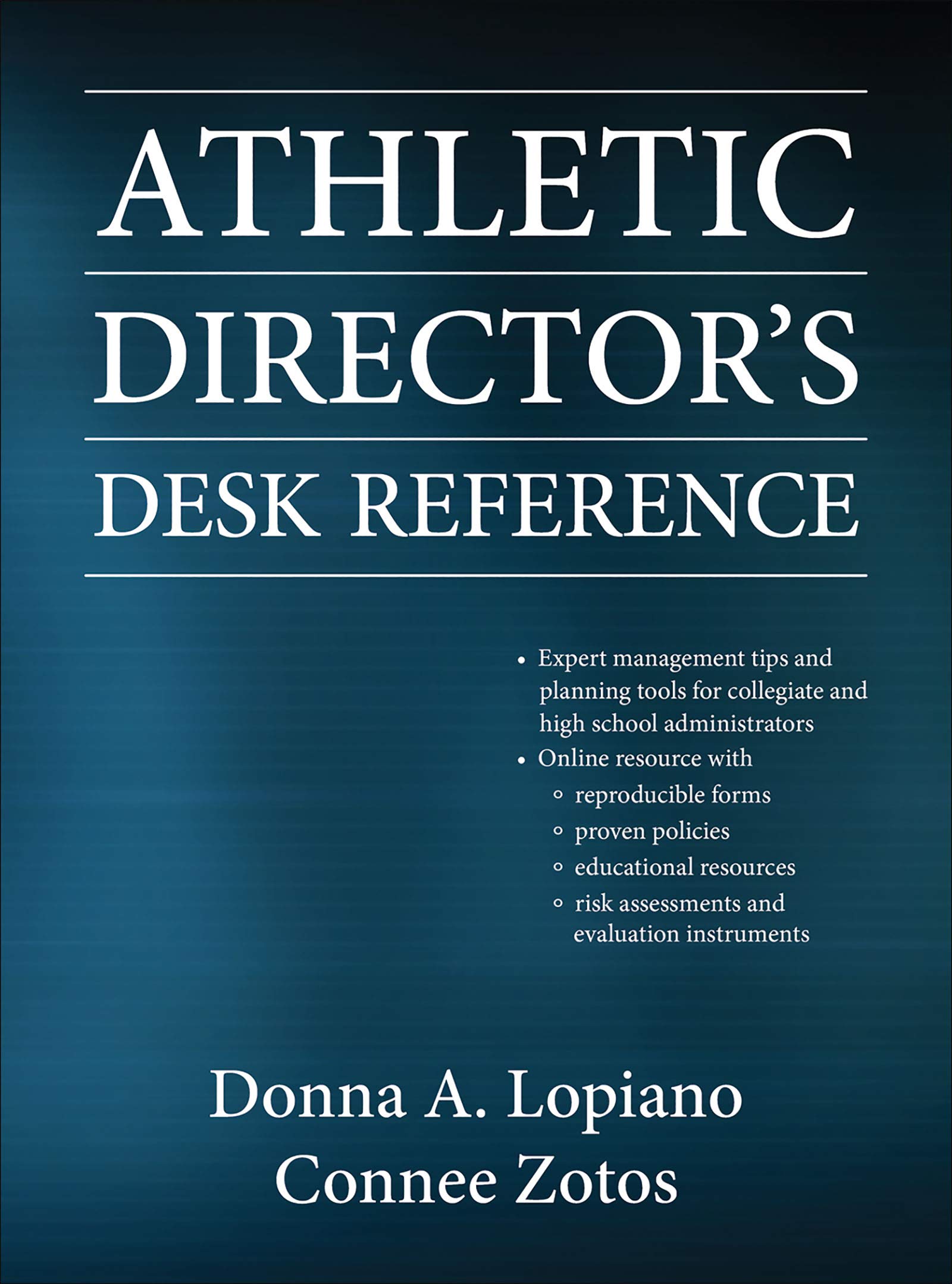 Amazon.com: Athletic Director's Desk Reference: 9780736082815: Lopiano ...