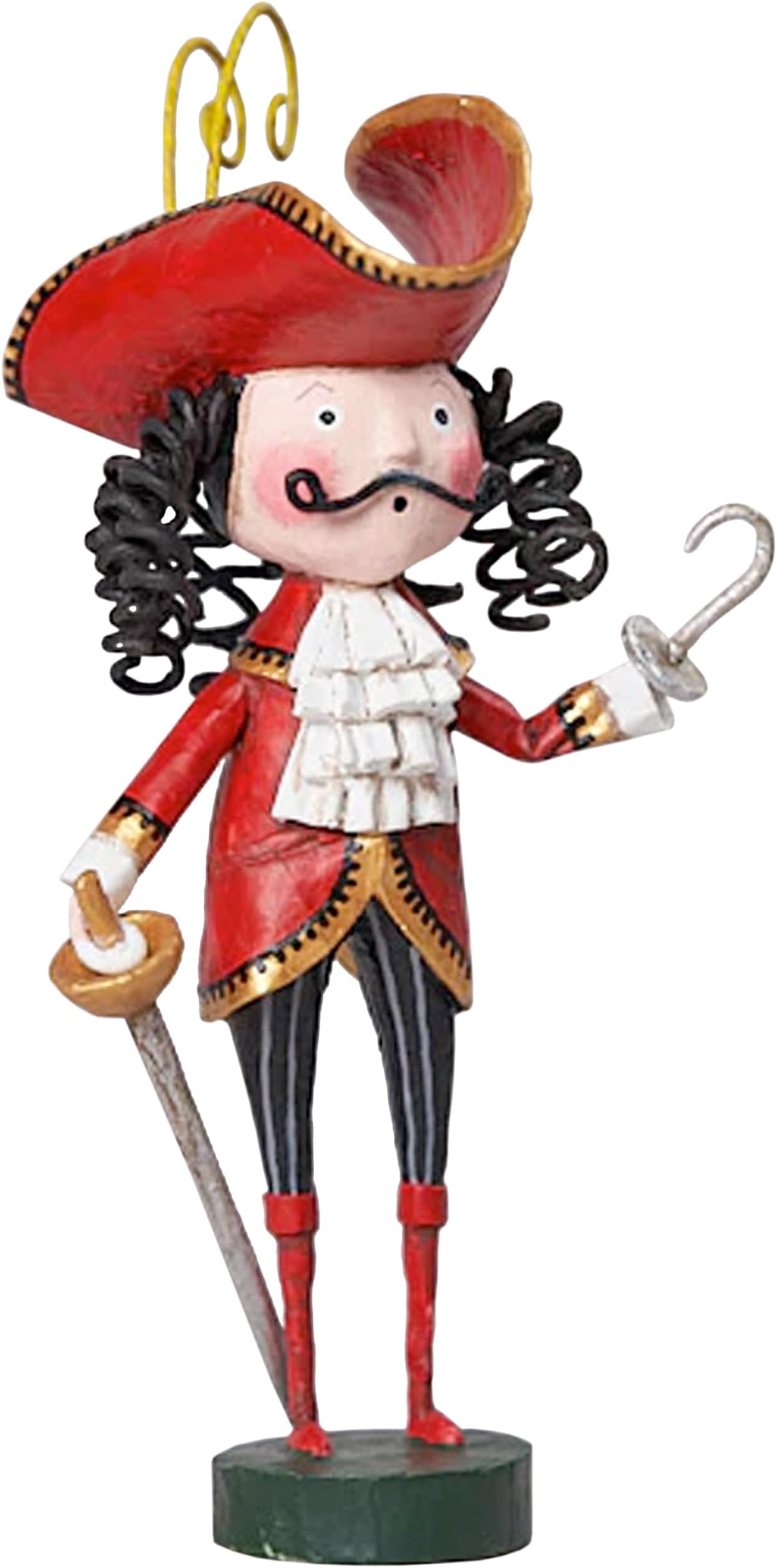 Amazon.com: Lori Mitchell 15513 Storybook Figurine Capt. Hook 8.75 ...